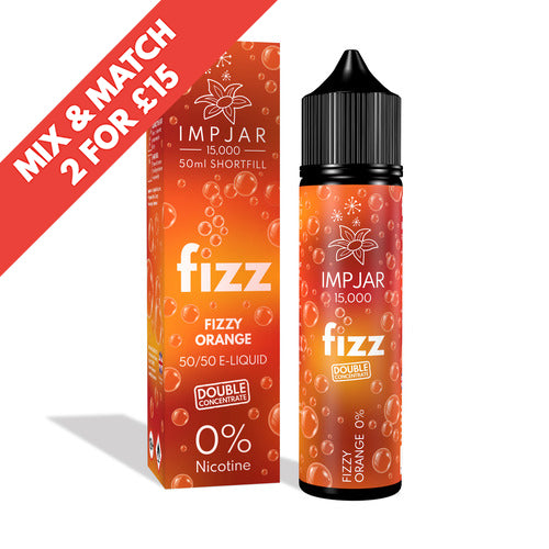 Imp Jar 50ml Shortfill Fizzy Orange