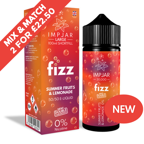 IMP JAR X FIZZ | Summer Fruits & Lemonade | 100ml Shortfill